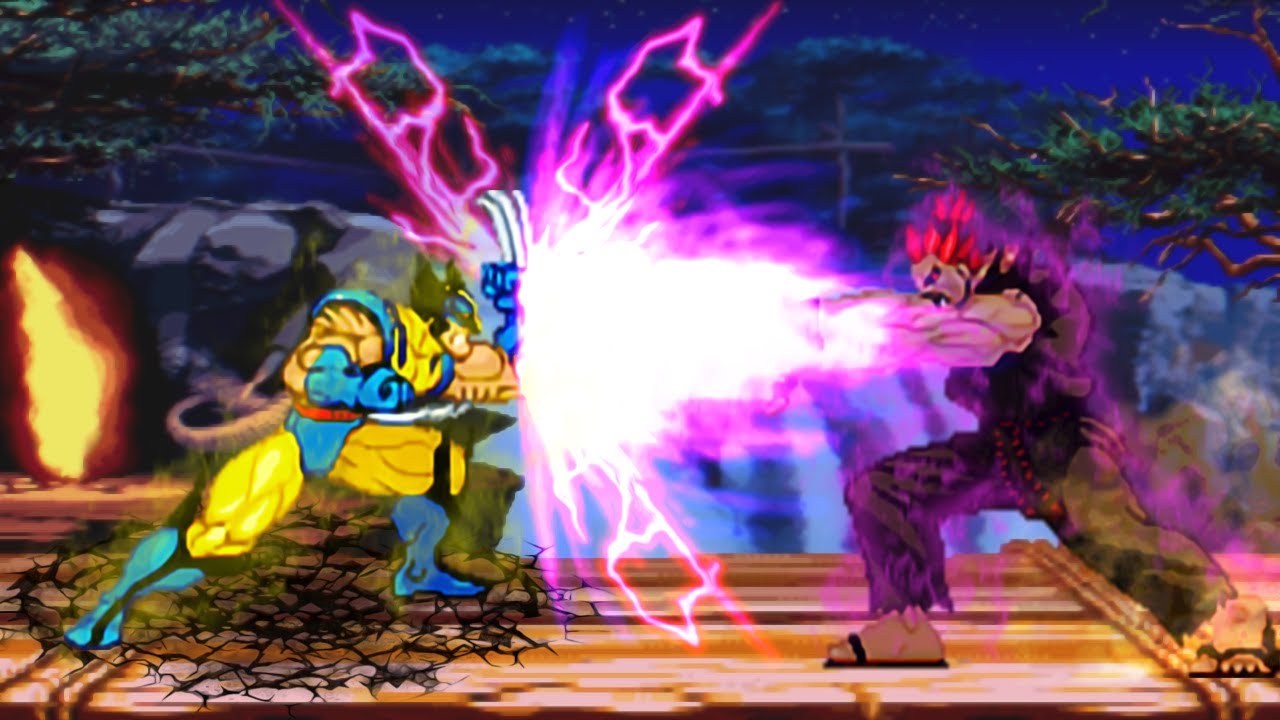 Wolverine VS. Akuma - YouTube