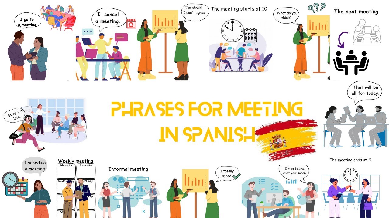 Phrases for meeting in Spanish |learn Spanish - YouTube