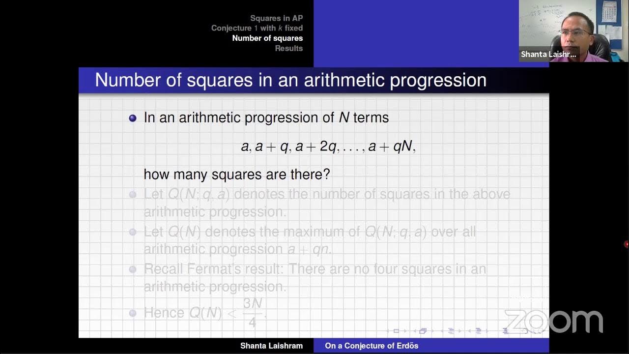 On a Conjecture of Erdos on Squares in Arithmetic Progression | Shanta ...