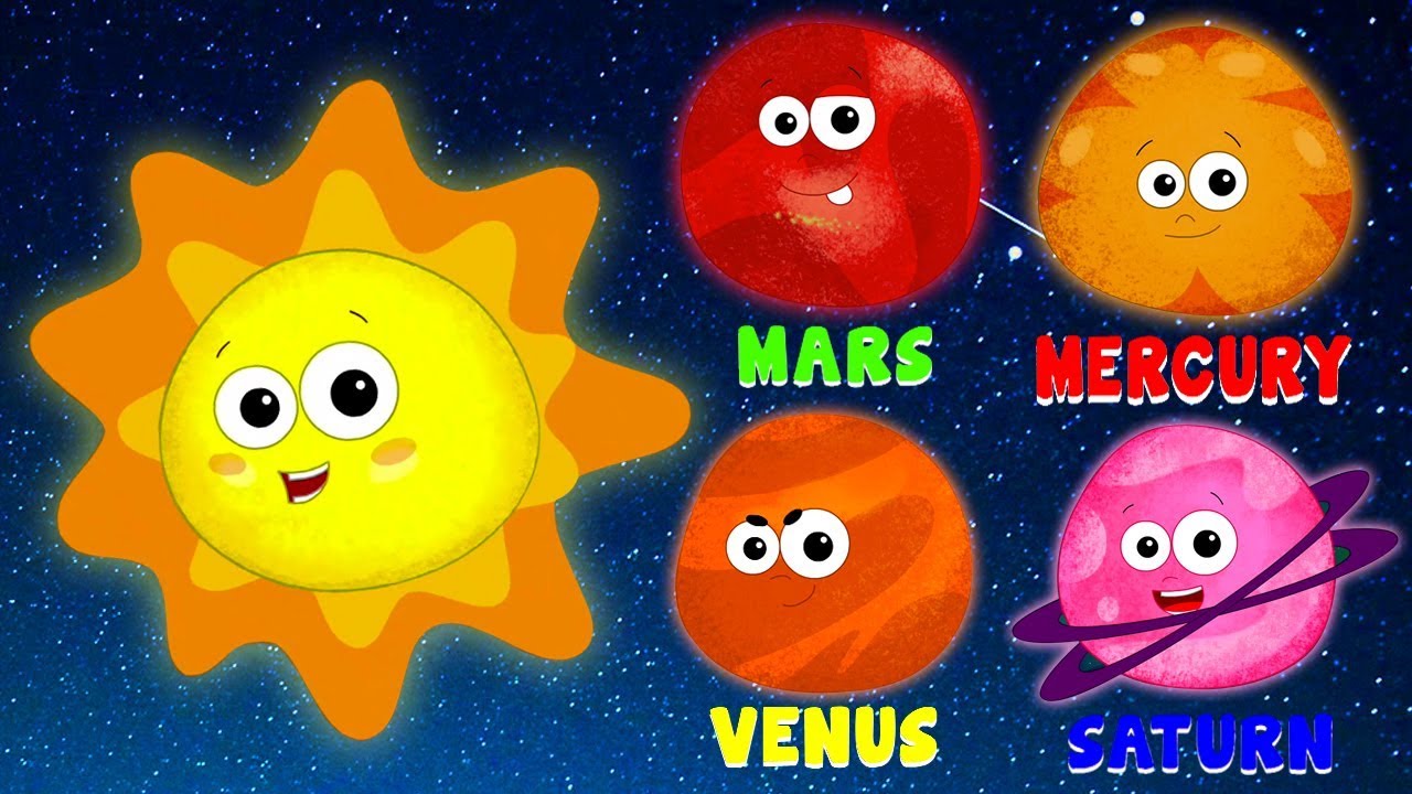 planètes chanson pour les enfants | système solaire rime | Planets Song ...
