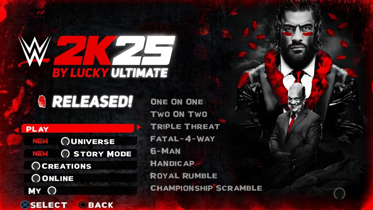 MY NEW WWE 2K25 PATCH MOD BY OUSSAMA BEN DZ - YouTube