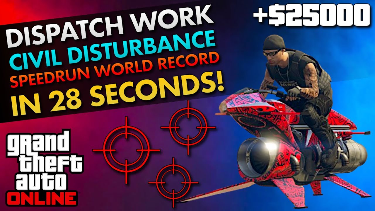 Dispatch Work Civil Disturbance Speedrun World Record in 28 Seconds ...