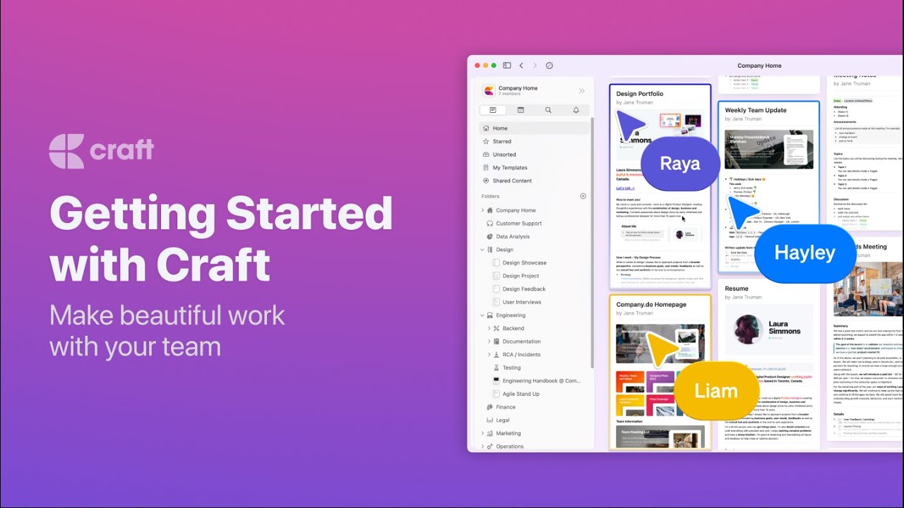 Get Started with Craft | Create stunning, collaborative documents - YouTube