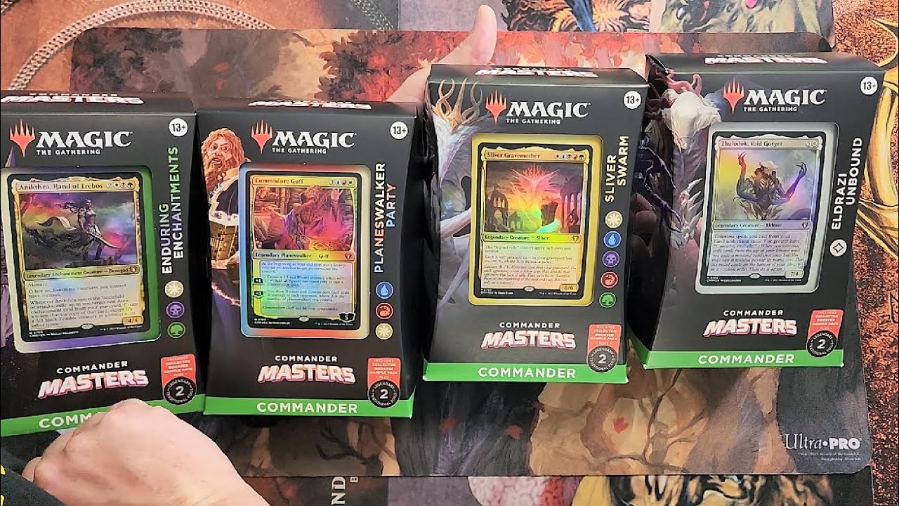 WotC Quality Control Commander Masters Precon Decks - YouTube