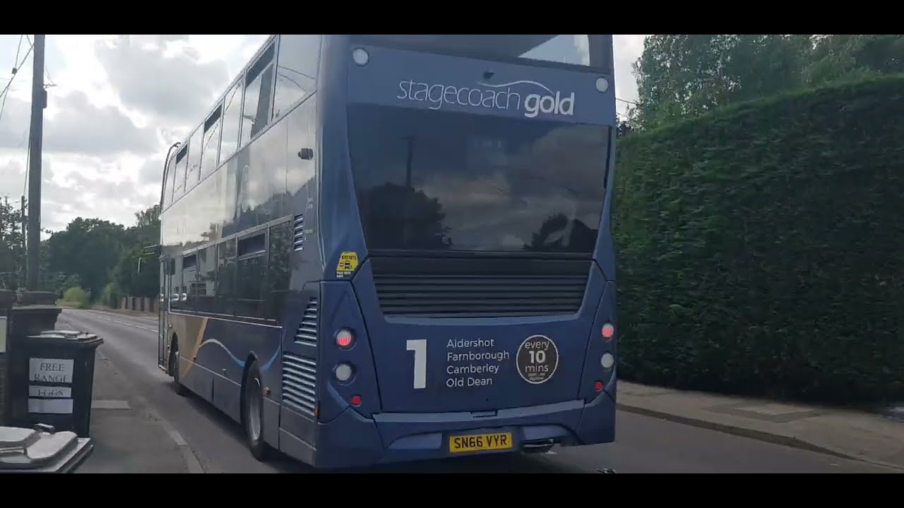 Here is the stagecoach Gold 10770 on the number 20 in Normandy Monday ...
