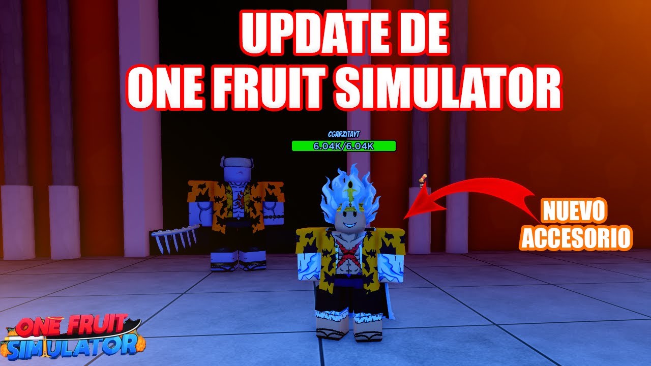 NUEVA UPDATE EN ONE FRUIT SIMULATOR | ROBLOX - YouTube