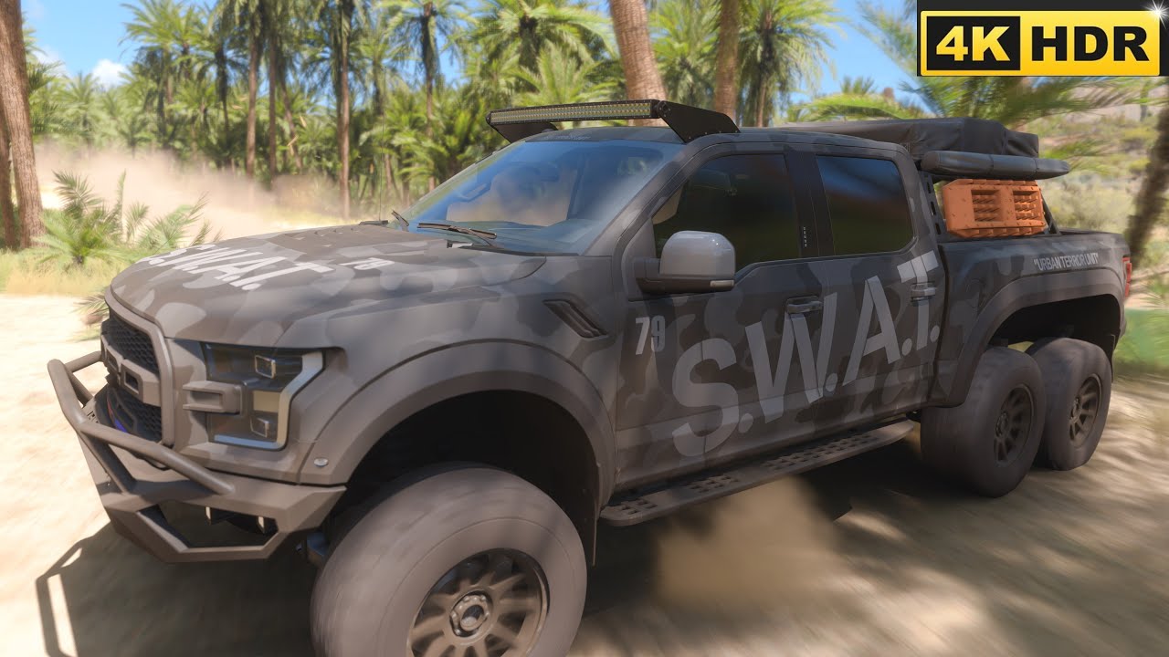 Lago Azulado Sfida Raptor SWAT - Forza Horizon 5 - 4K HDR OLED - YouTube