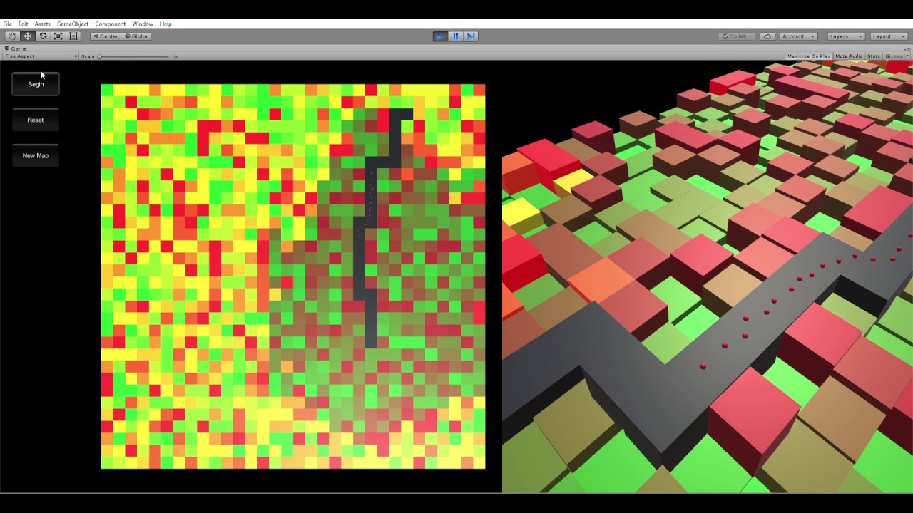 A* Pathfinding and Steering in Unity - YouTube