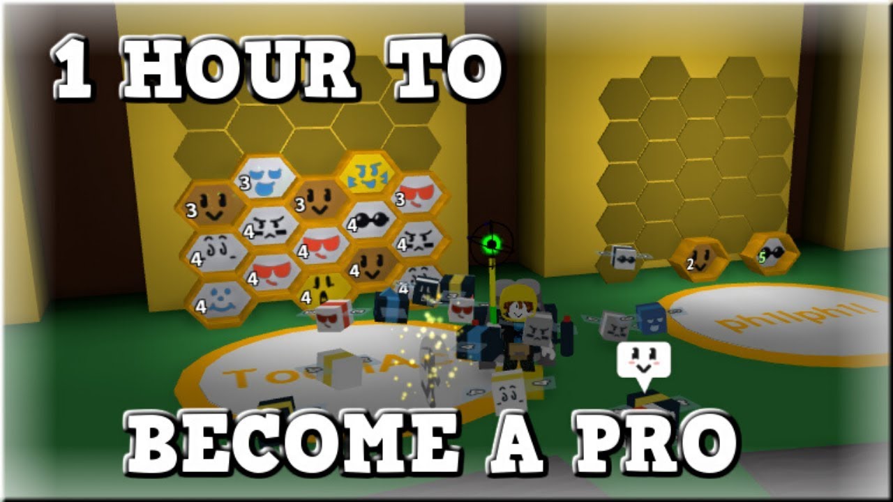 I HAVE ONE HOUR TO BECOME A PRO IN BEE SWARM SIMULATOR - Noob To Pro ...