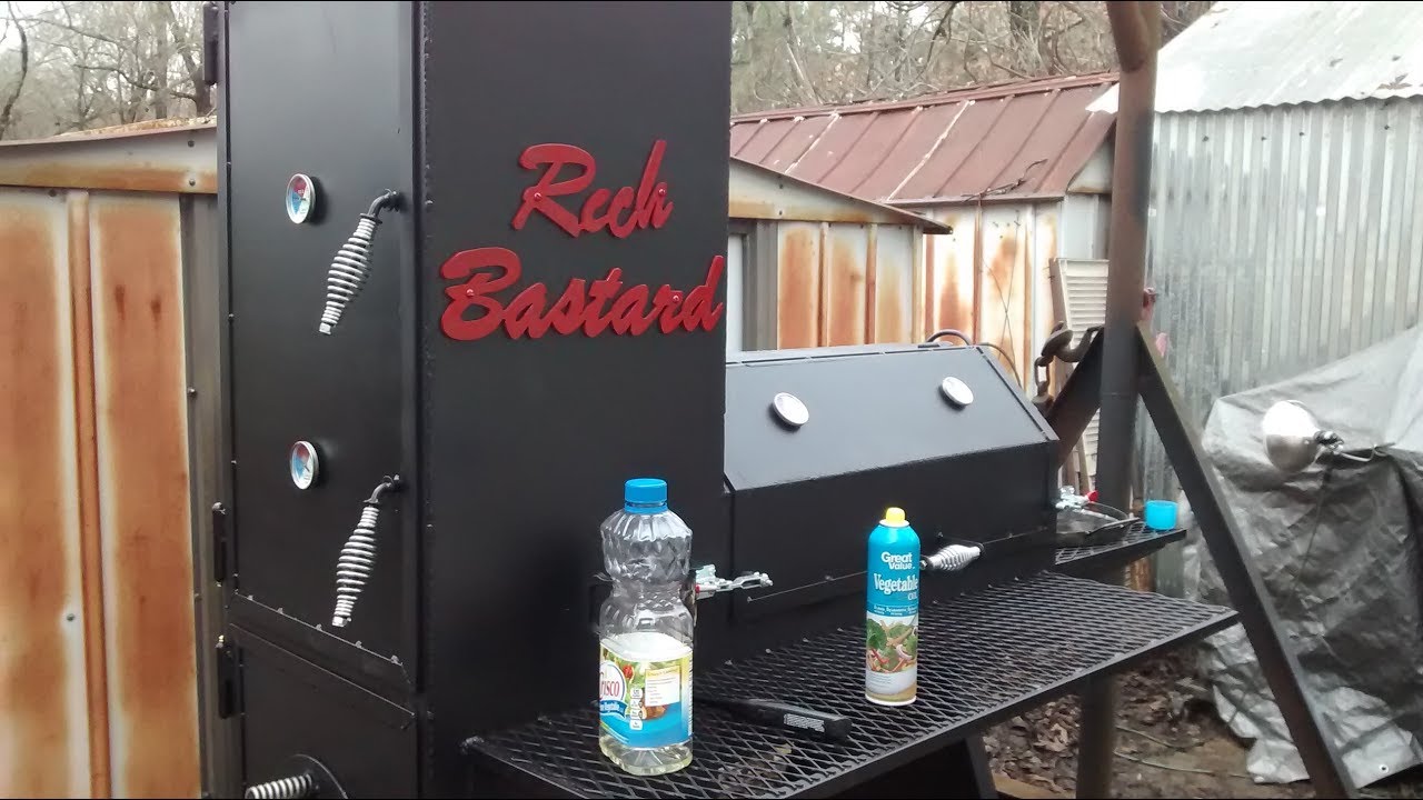 Reverse flow bbq smoker! - YouTube
