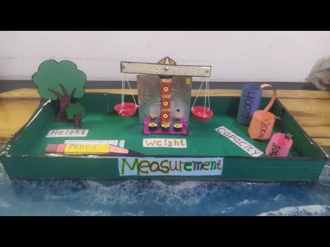 how to make measurements Model for school exhibition/School 3d craft ...