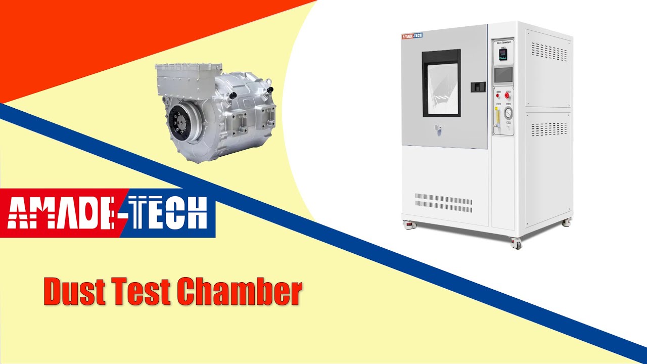 Blowing Sand and Dust Test Chamber - AmadeTech - YouTube
