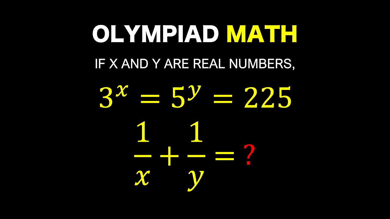 This Math Olympiad Exponent Problem Has a Beautiful Solution - YouTube