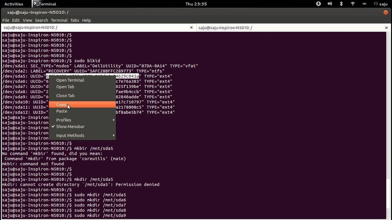 How To Use UUID To Mount Partitions Under Linux YouTube how-to-use-uuid-to-mount-partitions-under-linux-youtube