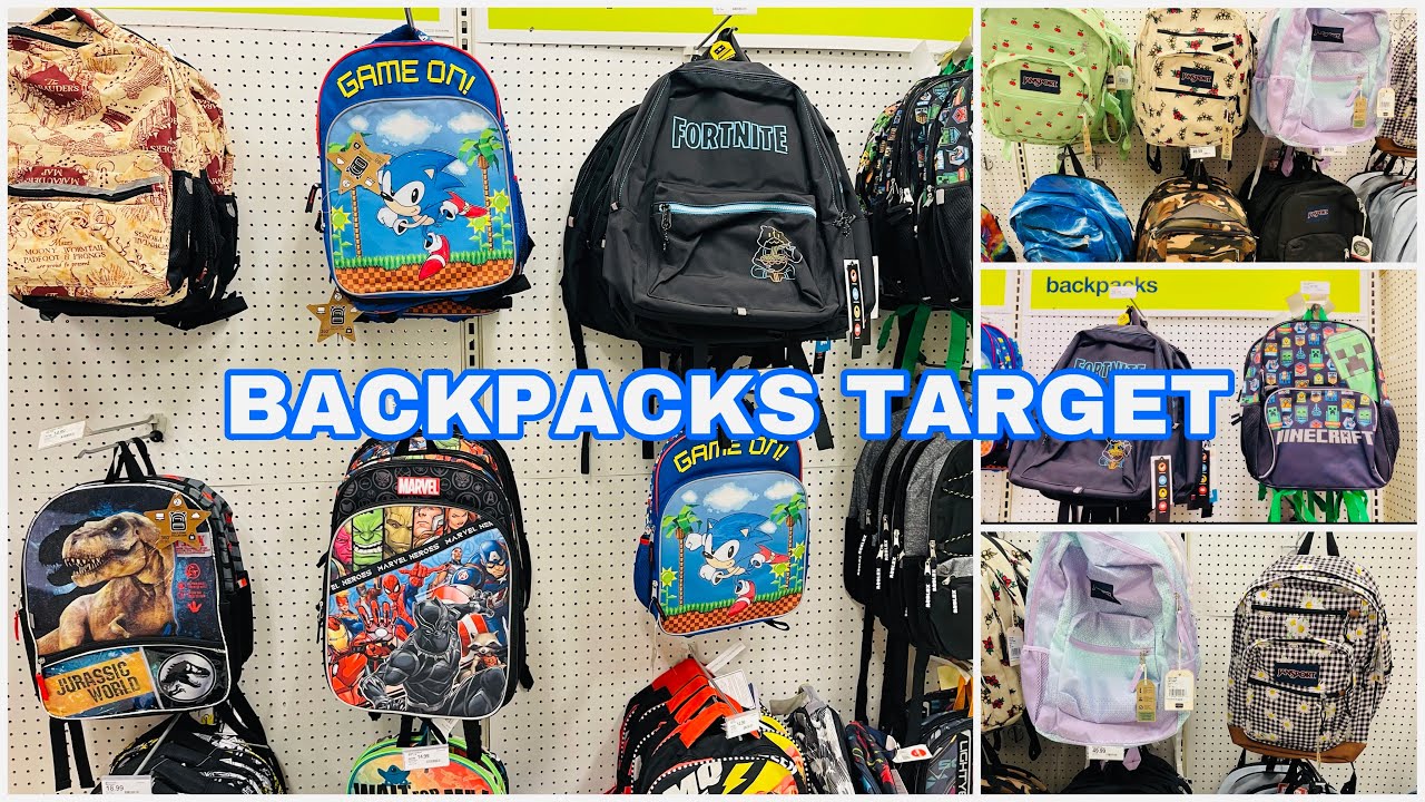 BACKPACKS ~ BOOKBAGS IN TARGET BACK TO SCHOOL 2022 - YouTube