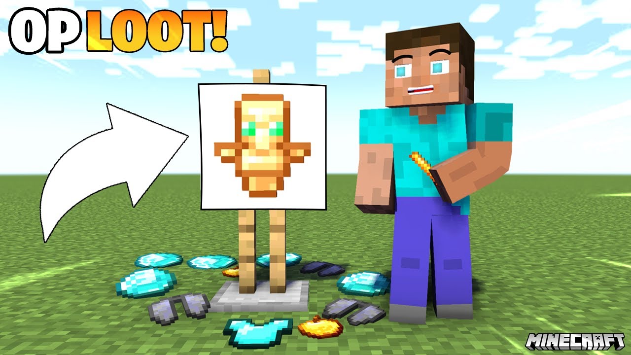 Minecraft but Anything I Draw, I Get it... - YouTube