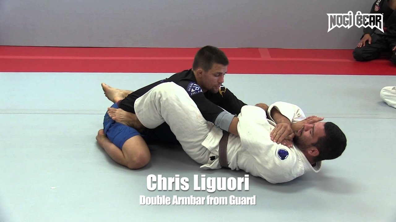 Chris Liguori • Double Armbar from Guard Instructional at Dante Rivera ...