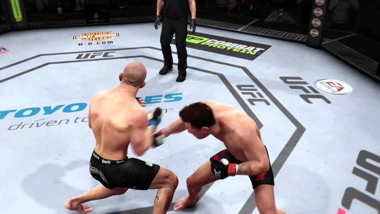ufc GSP gets knocked out - YouTube