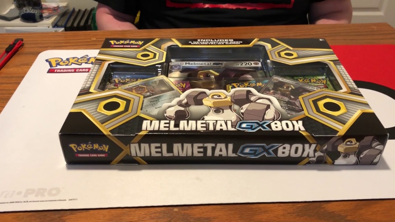 Opening a Pokemon Melmetal GX Box! - YouTube