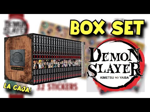 MOSTRANDO EL BOX SET DE DEMON SLAYER POR EDITORIAL IVREA | La Caja, La Caja!