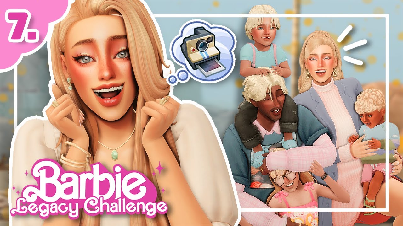 Family Photo Day!! 📸 | Ep.7 | The Sims 4 Barbie Legacy Challenge - YouTube
