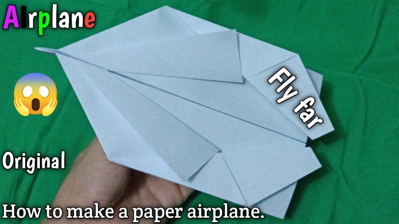 A4 Paper Plane | 5minutes craft / boomerang paper plane creation paper ...