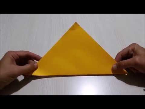 Çocuklar İçin Origami Kedi