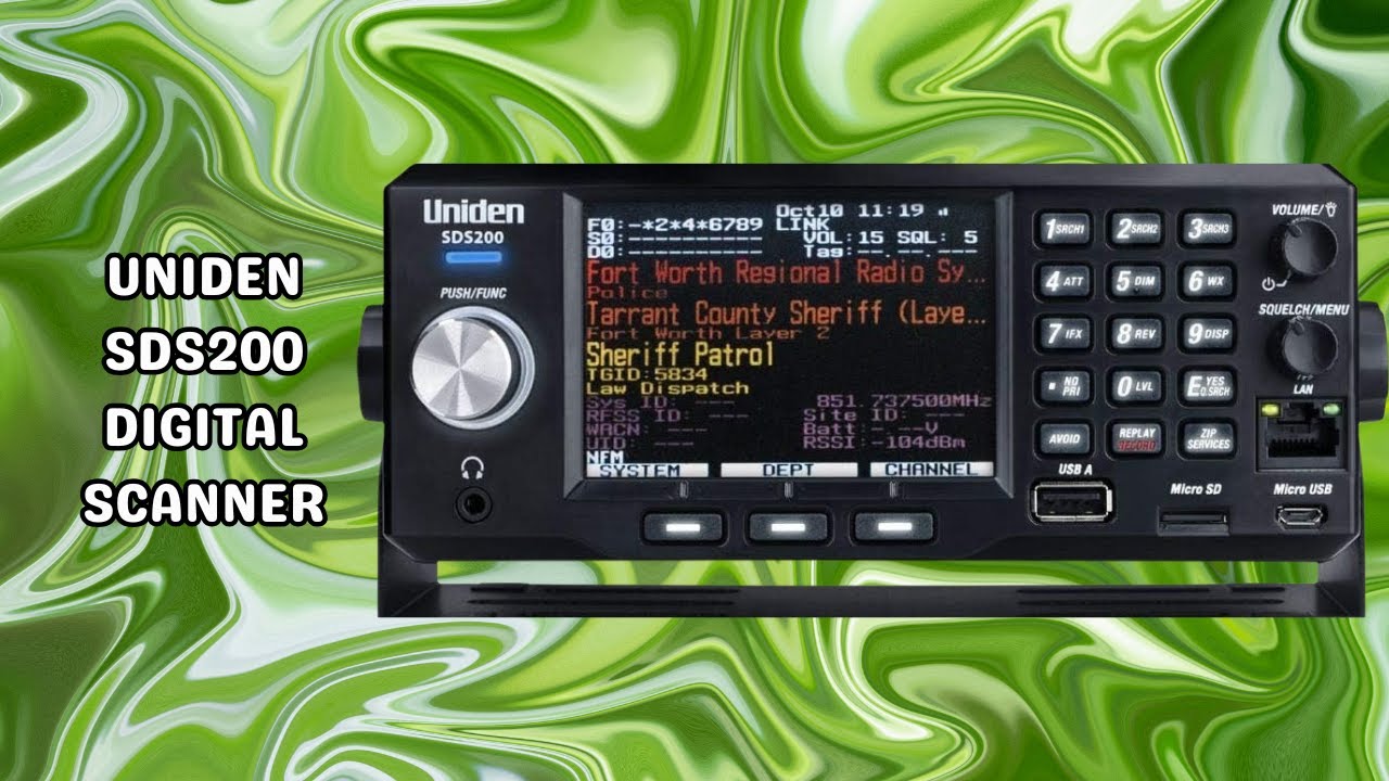 Auto-Locate GPS Feature | Uniden SDS200 Digital Scanner - FULL REVIEW ...