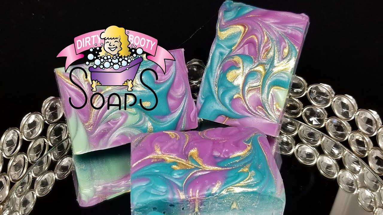 Blue Raspberry Rhapsody Soap Making! - YouTube