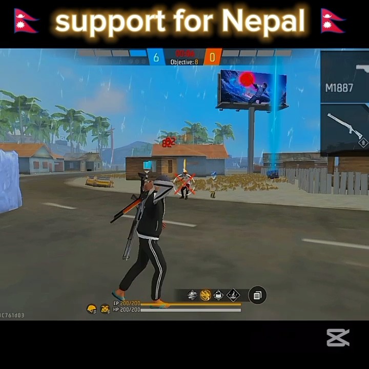 🇳🇵 support for Nepal 🇳🇵 1 V's 1 costom gameplay playing by 2 GB ram ...
