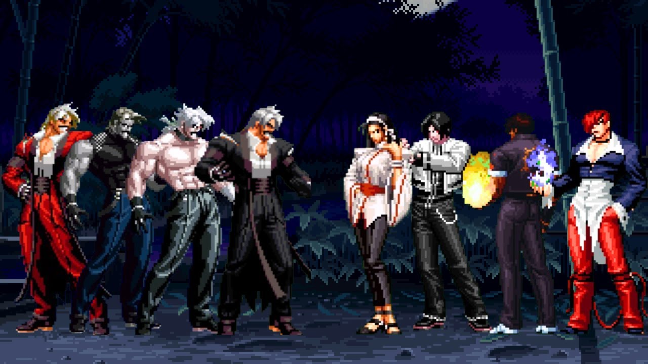 🎮 KOF Mugen 🔥 Dark God Rugal Team vs Scared Treasure Team [📥 Download ...