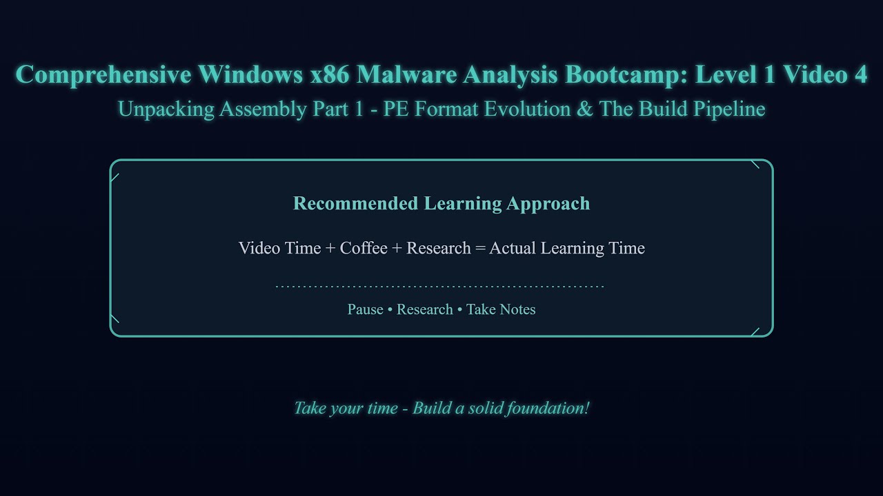 L1V4 | Unpacking Assembly Pt. 1 | PE Format Evolution & The Software ...