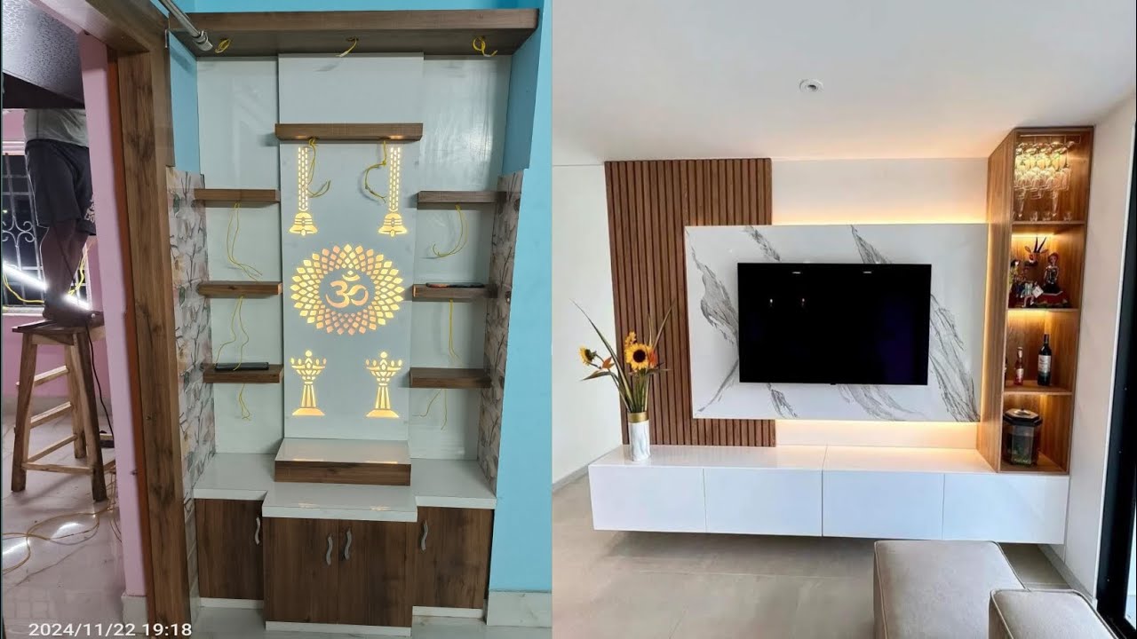 2 BHK Home Interio Design / 2 Bhk flat Interio / Interior Design Ideas ...