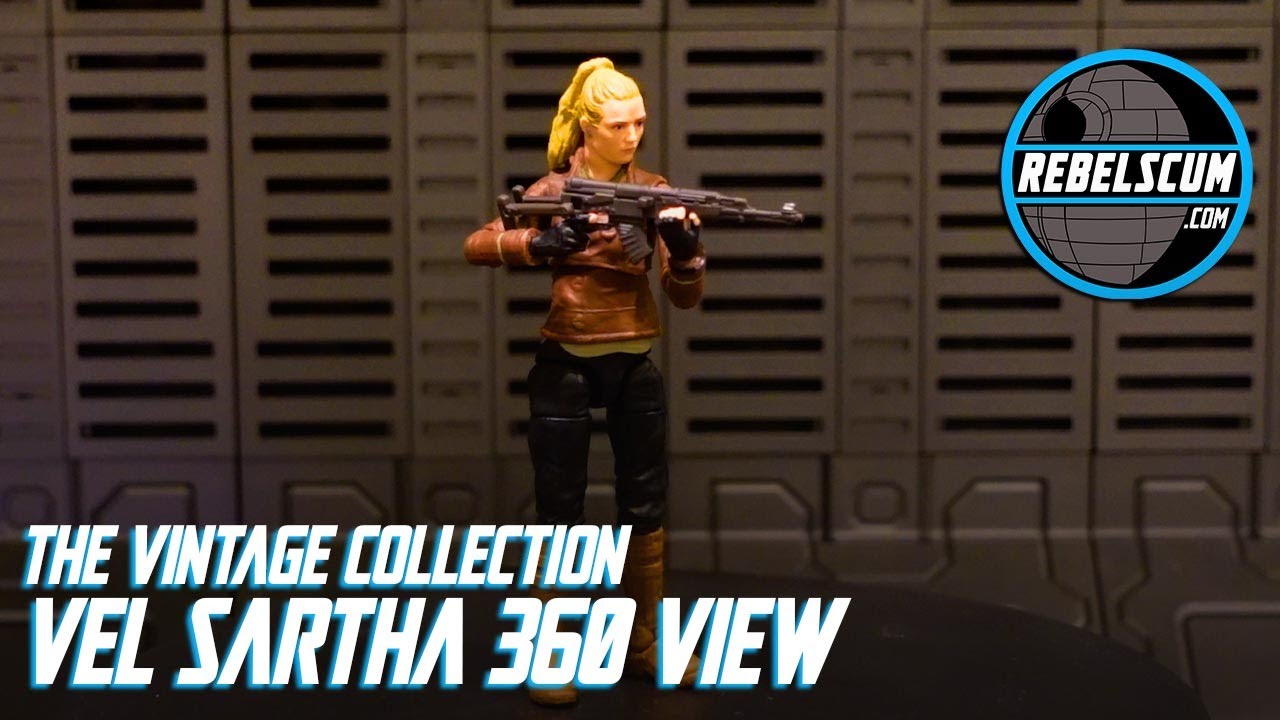 Star Wars The Vintage Collection Vel Sartha Action Figure 360 View ...