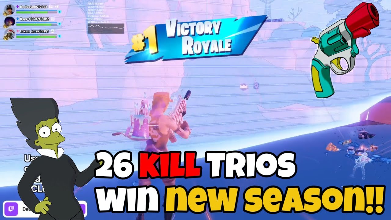 26 KILL TRIO WIN IN THE NEW SIMPSONS MINI SEASON - YouTube
