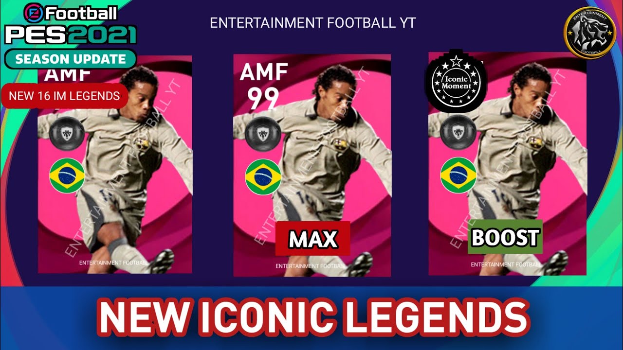 NEW 16 ICONIC MOMENT LEGENDS GOING TO APPEAR IN PES 2021 || OFFICIALLY ...