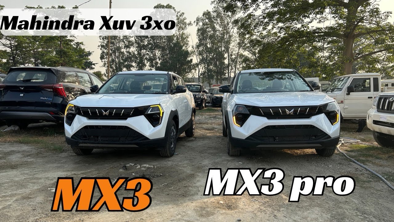 Mahindra xuv 3xo MX3 vs MX3 pro | Mahindra xuv 3xo | full detailed ...