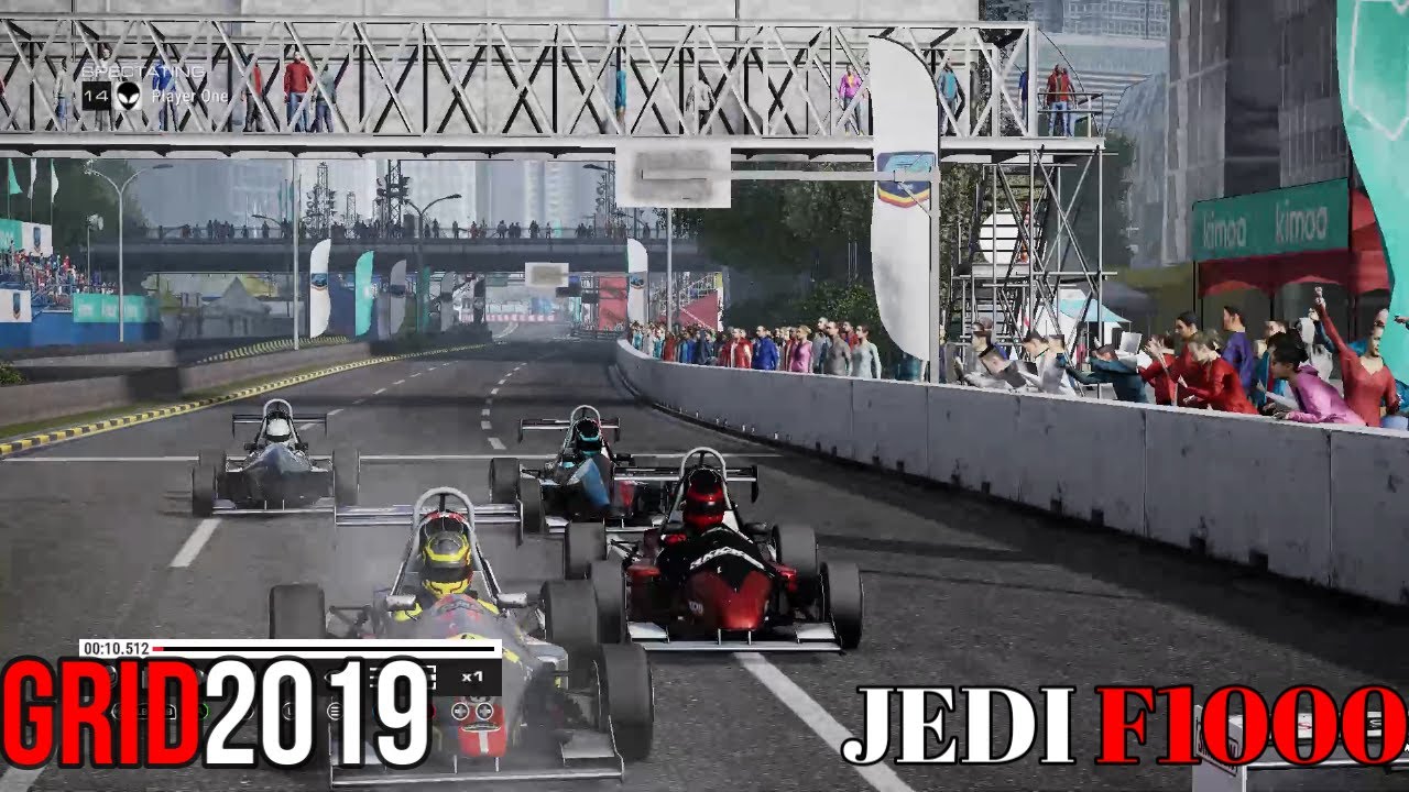 【GRID2019 】「FA RACING ASIAN TOUR PART1 」シャンハイ 中国 JEDI F1000 - YouTube