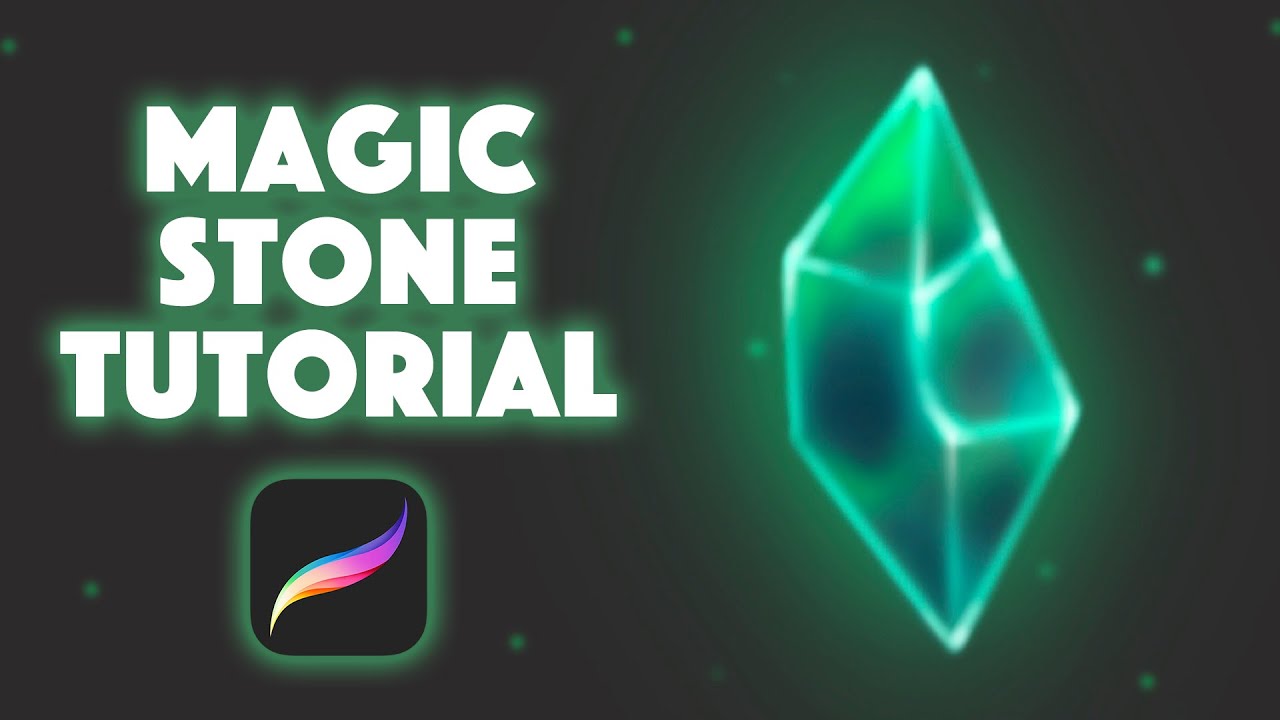 Magic Stone Tutorial In Procreate | Procreate Tutorial For Beginners ...