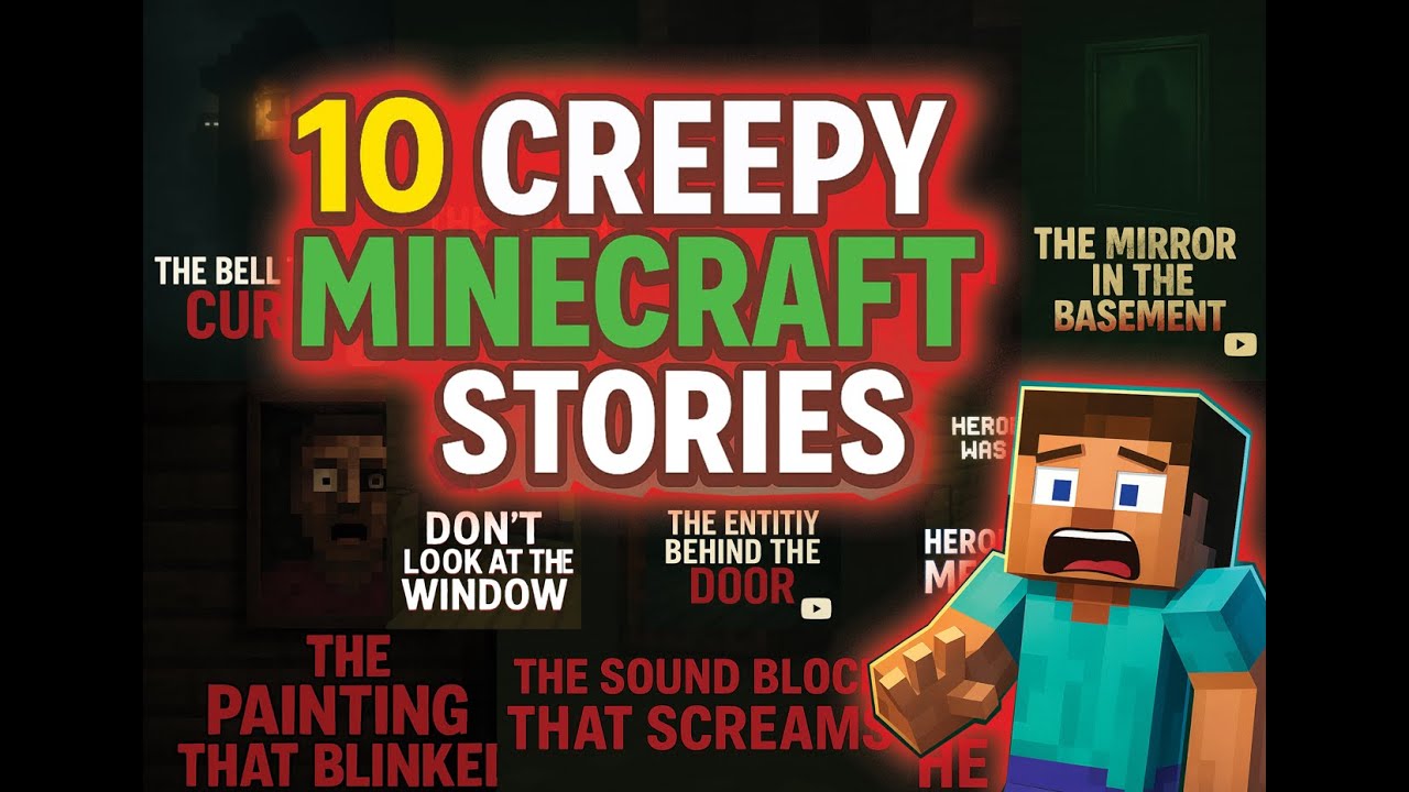 10 Creepy Minecraft Stories That's You Can’t Stop Watching! 😱👻 - YouTube