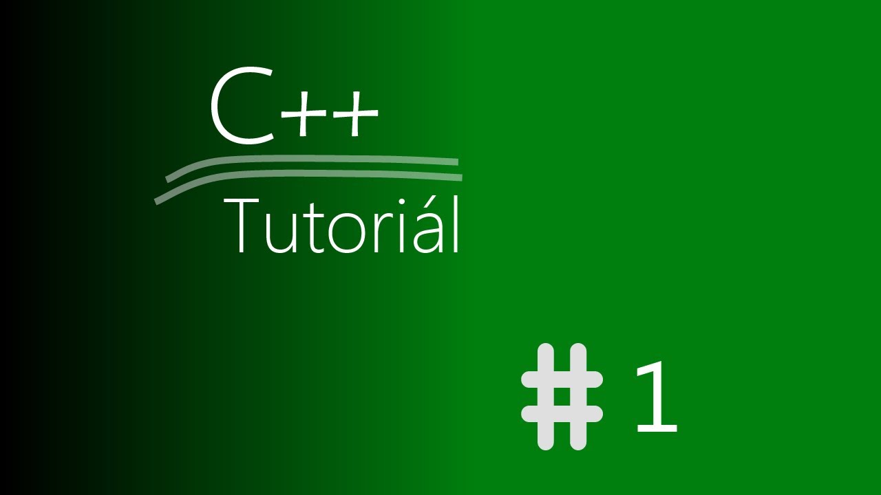 C++ - Hello world! #1 - YouTube