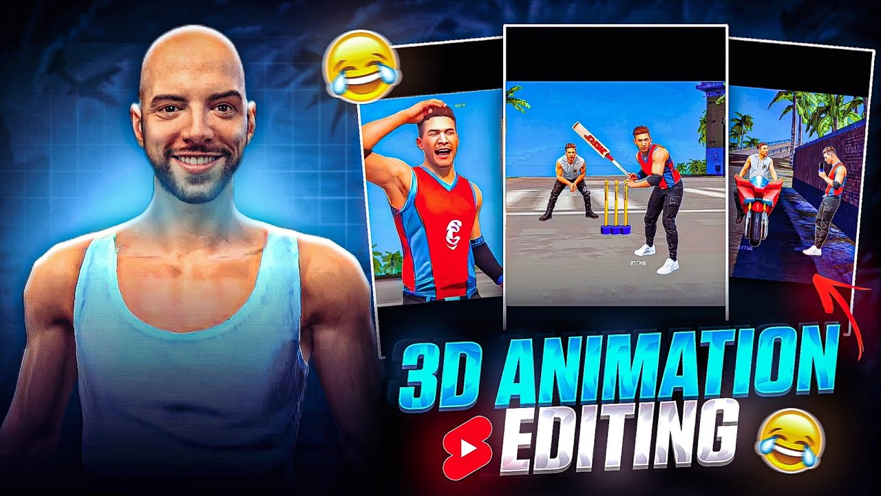How To Make Funny 3D Shorts🤣 | Funny 3D Animation Shorts Editing ...