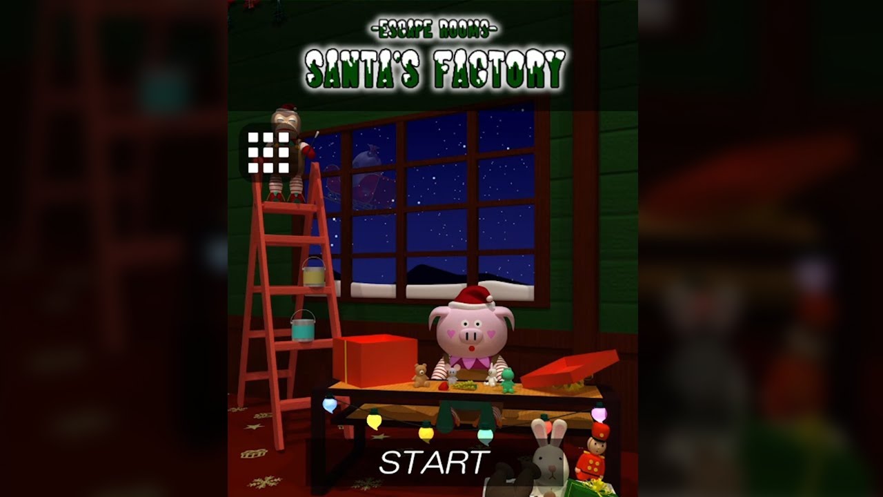 Escape Rooms Santa's Factory Walkthrough (NAKAYUBI) - YouTube