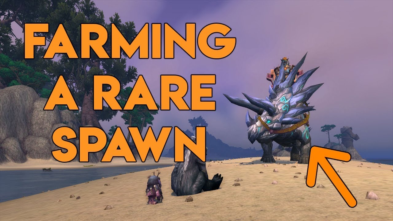 World Of Warcraft Farming A Rare Mob That Drops A Forgotten Mount - YouTube