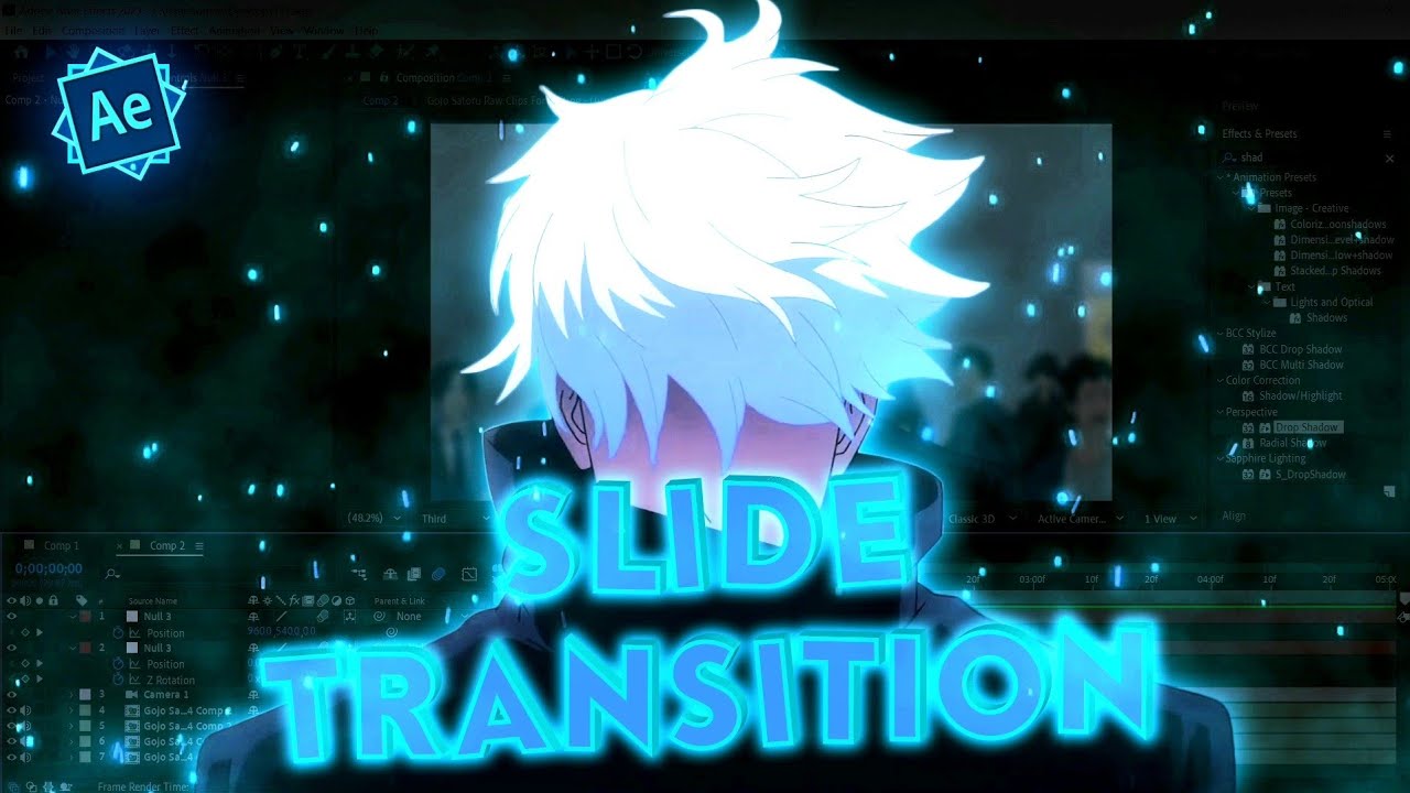 Smooth Slide Transition - After Effects _ AMV Tutorial - YouTube