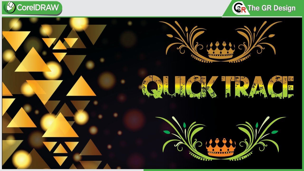 Trace Logos in CorelDraw | coreldraw 64bit me logo kaise banaye ...