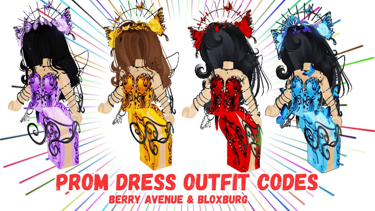 Outfit Codes Prom Dress Gown ! Berry Avenue codes, Bloxburg ...