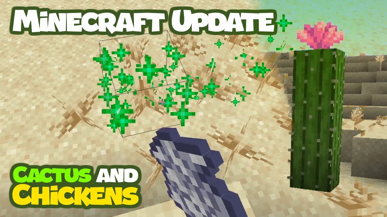 Java Edition 25w06a: New Chicken Variants and Cactus Flowers! - YouTube