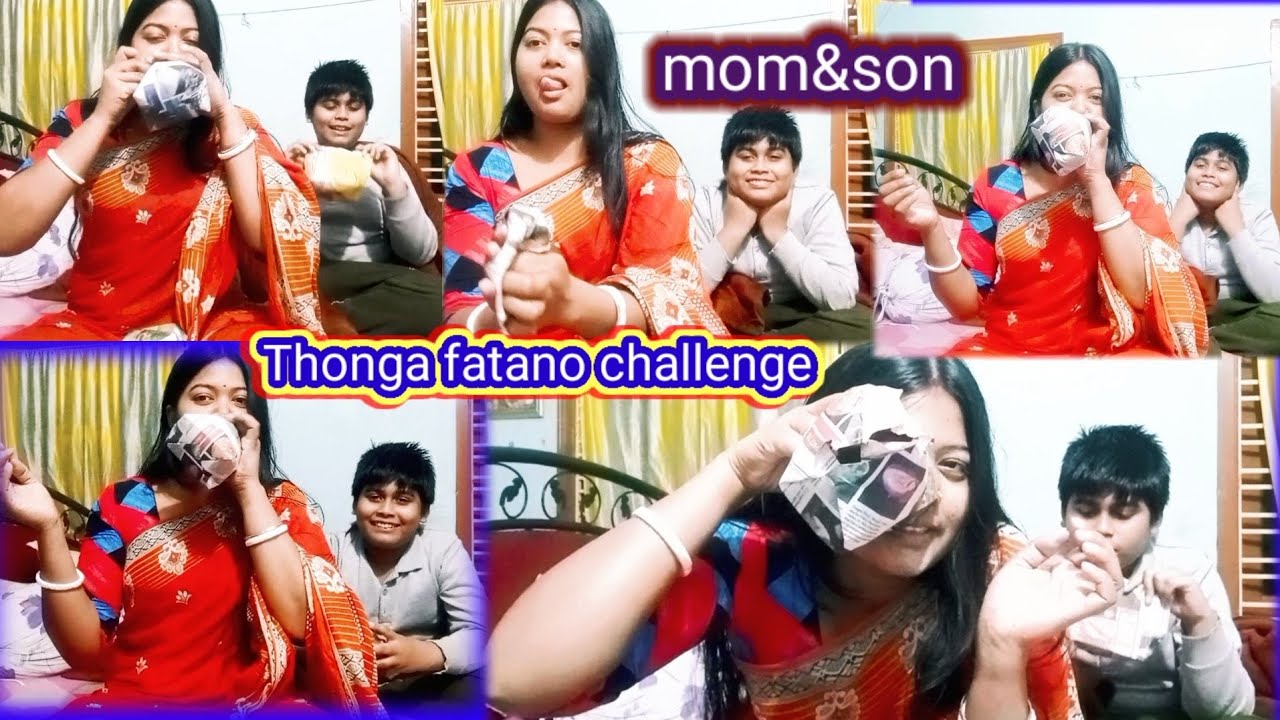 viral video//Thonga fatano challenge// mom& son# request video ...