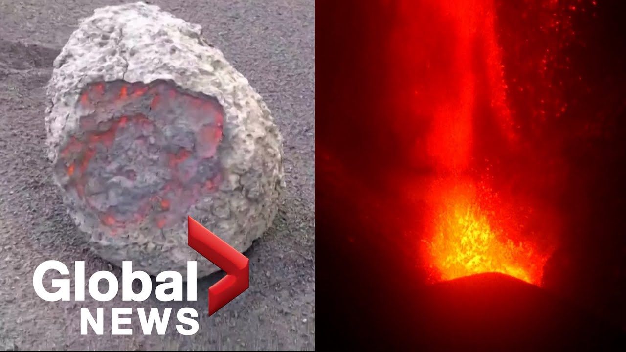 La Palma volcano hurls "lava bomb" as no end in sight for eruption ...
